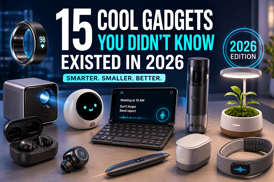 Title 15 Cool Gadgets You Didn’t Know Existed (2026 Hidden Tech Guide ...